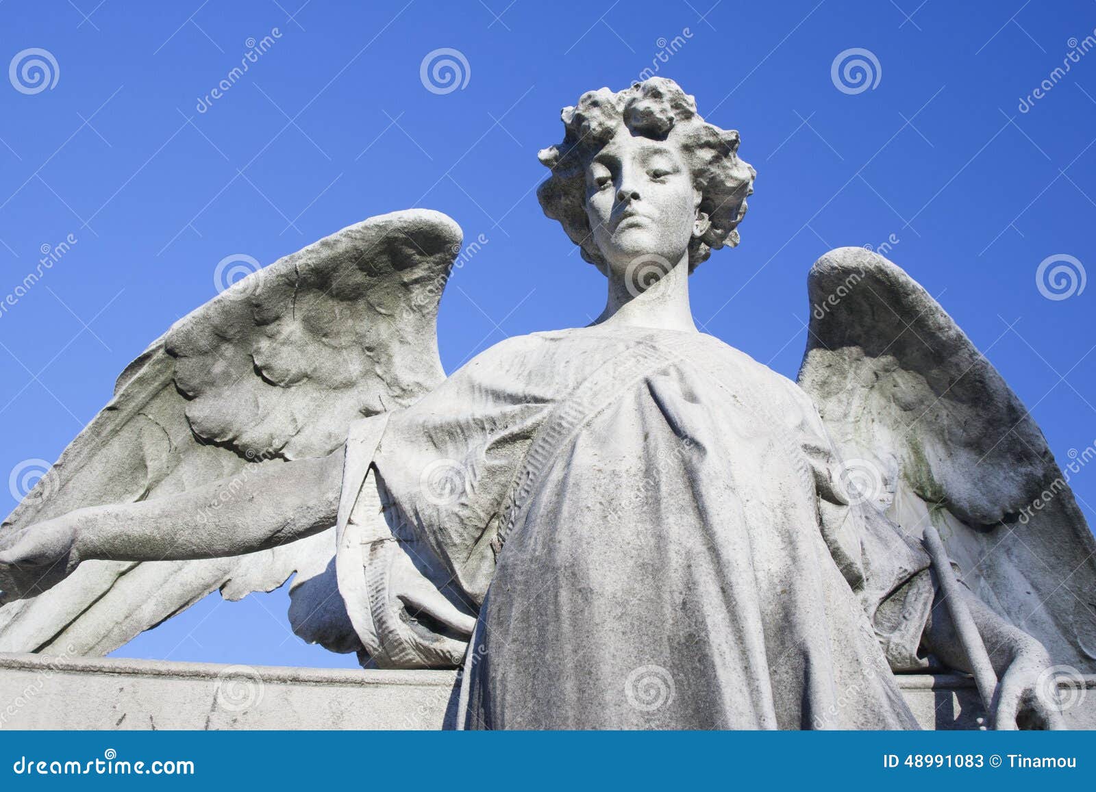 Angel stock image. Image of catholicism, wings, looking - 48991083