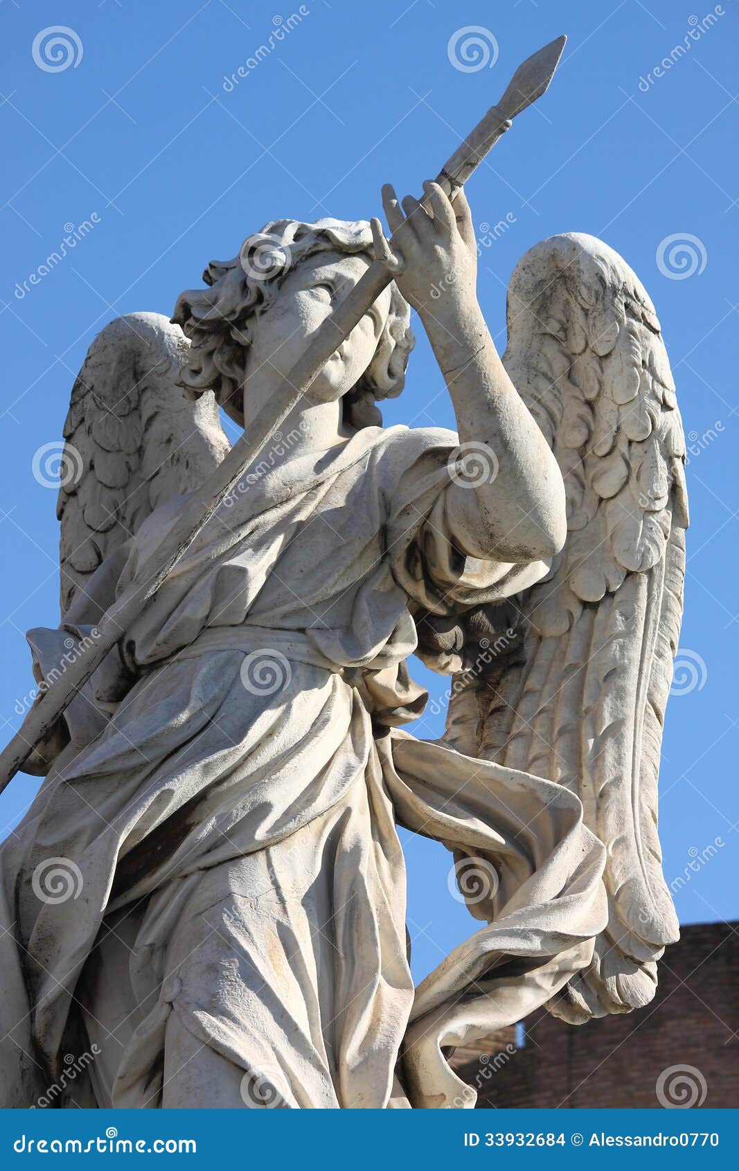 Angel statue stock photo. Image of beauty, peace, marble - 33932684