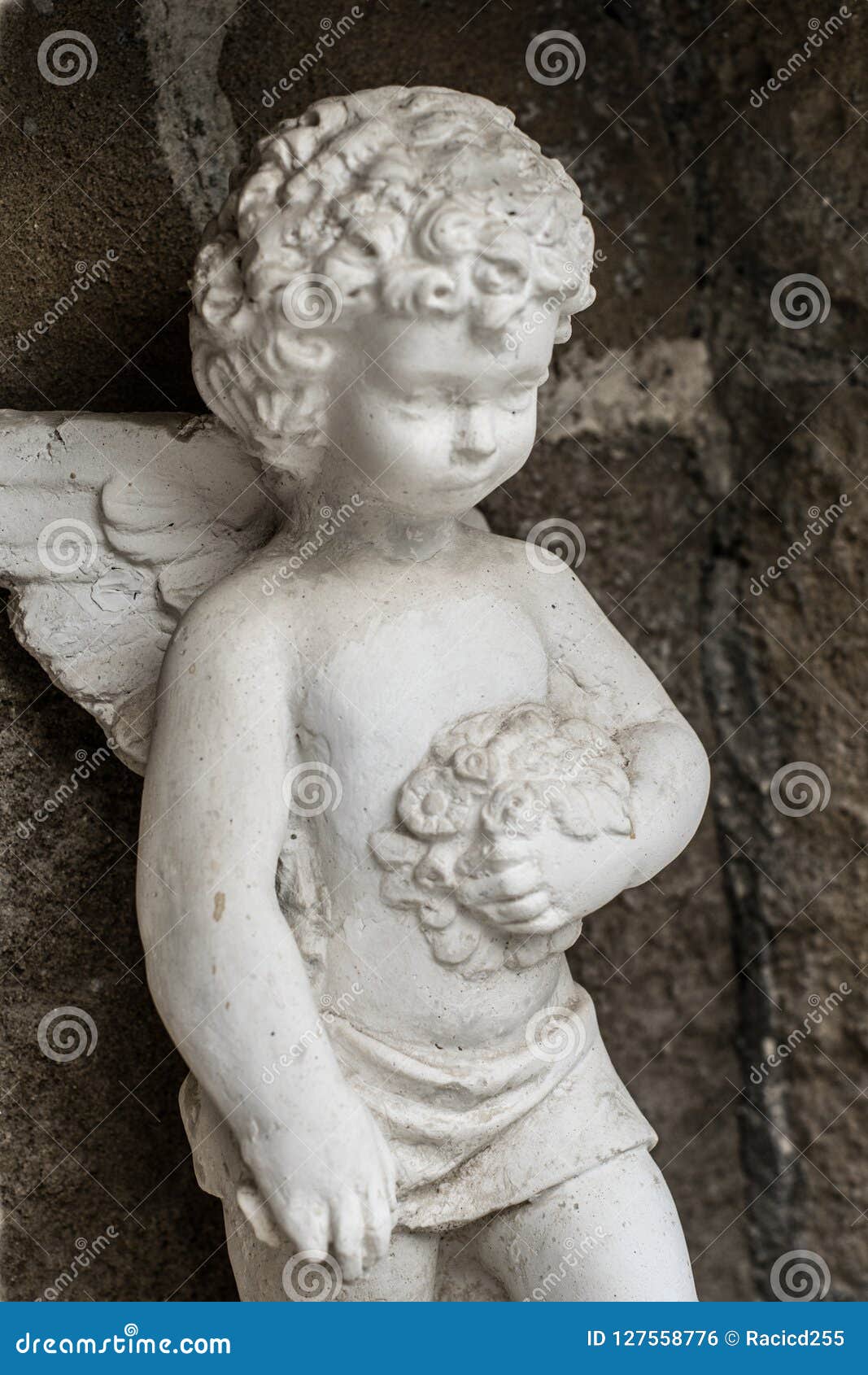 Angel statue stock photo. Image of biblical, flying - 127558776