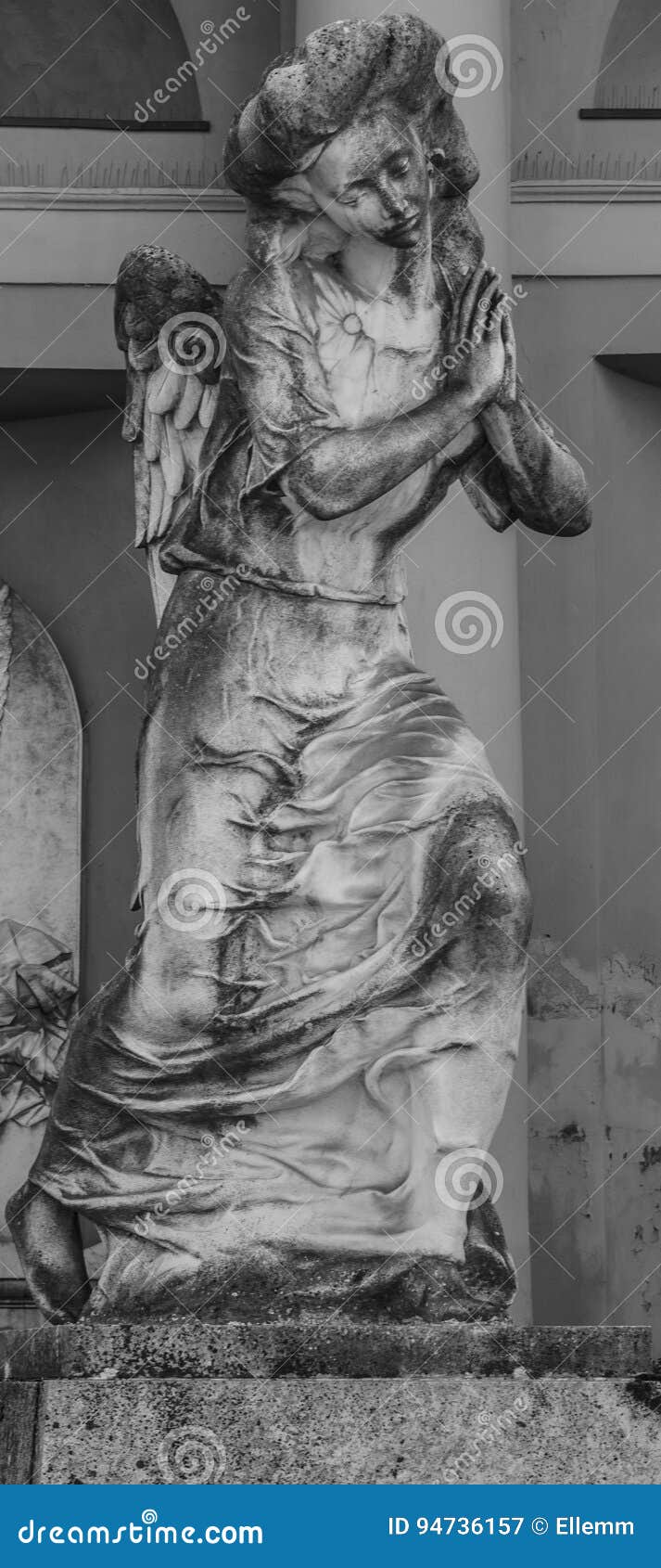 Angel statue stock image. Image of death, forlorn, religious - 94736157