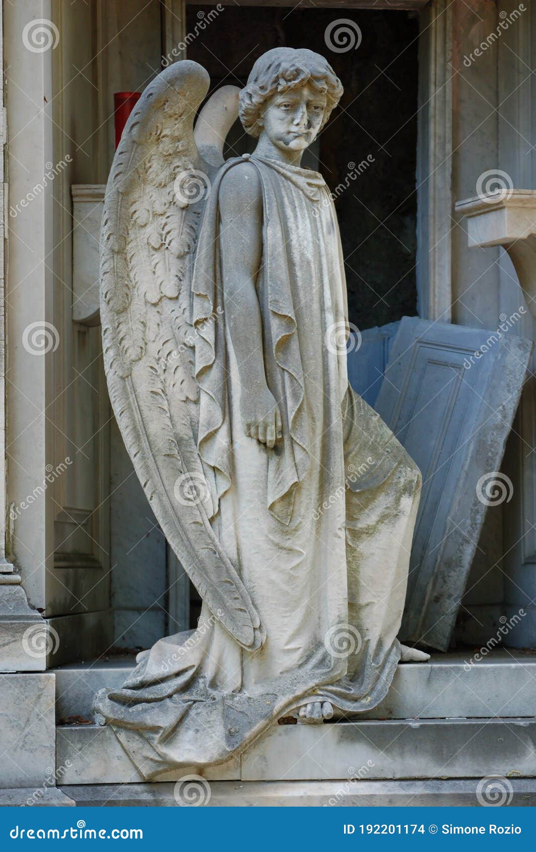 Angel statue stock photo. Image of ancient, catholic - 192201174