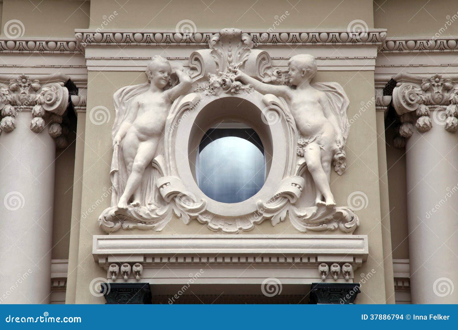 Angel Window, College Lane Stock Photography | CartoonDealer.com #144809678