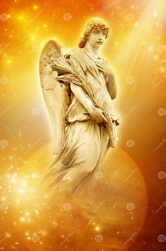 Angel of Sun stock illustration. Illustration of spiritual - 20159609
