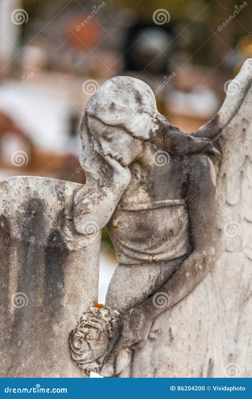 Angel in tears stock photo. Image of weeping, italy, grief - 86204200