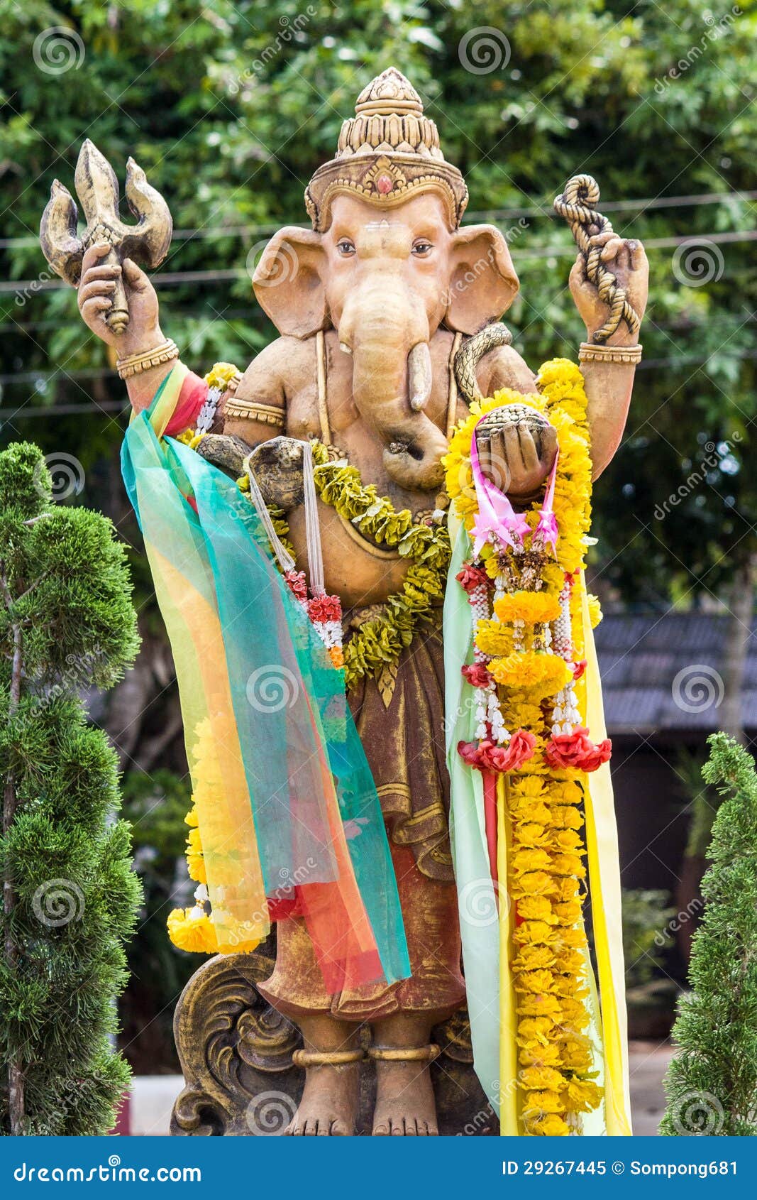 Angel Thai elephant stock image. Image of golden, hinduism - 29267445