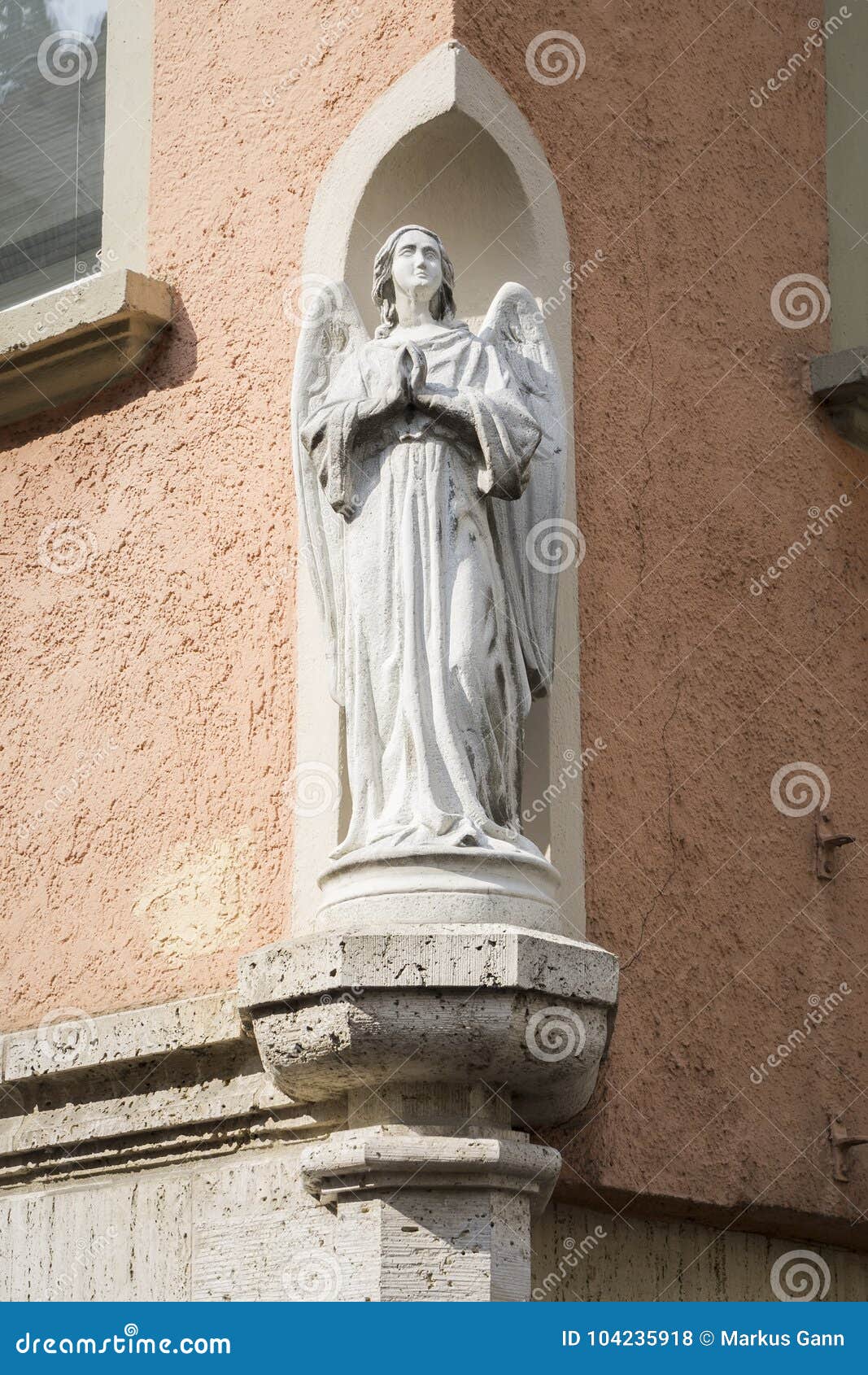 Angel in Ulm Germany stock photo. Image of religion - 104235918