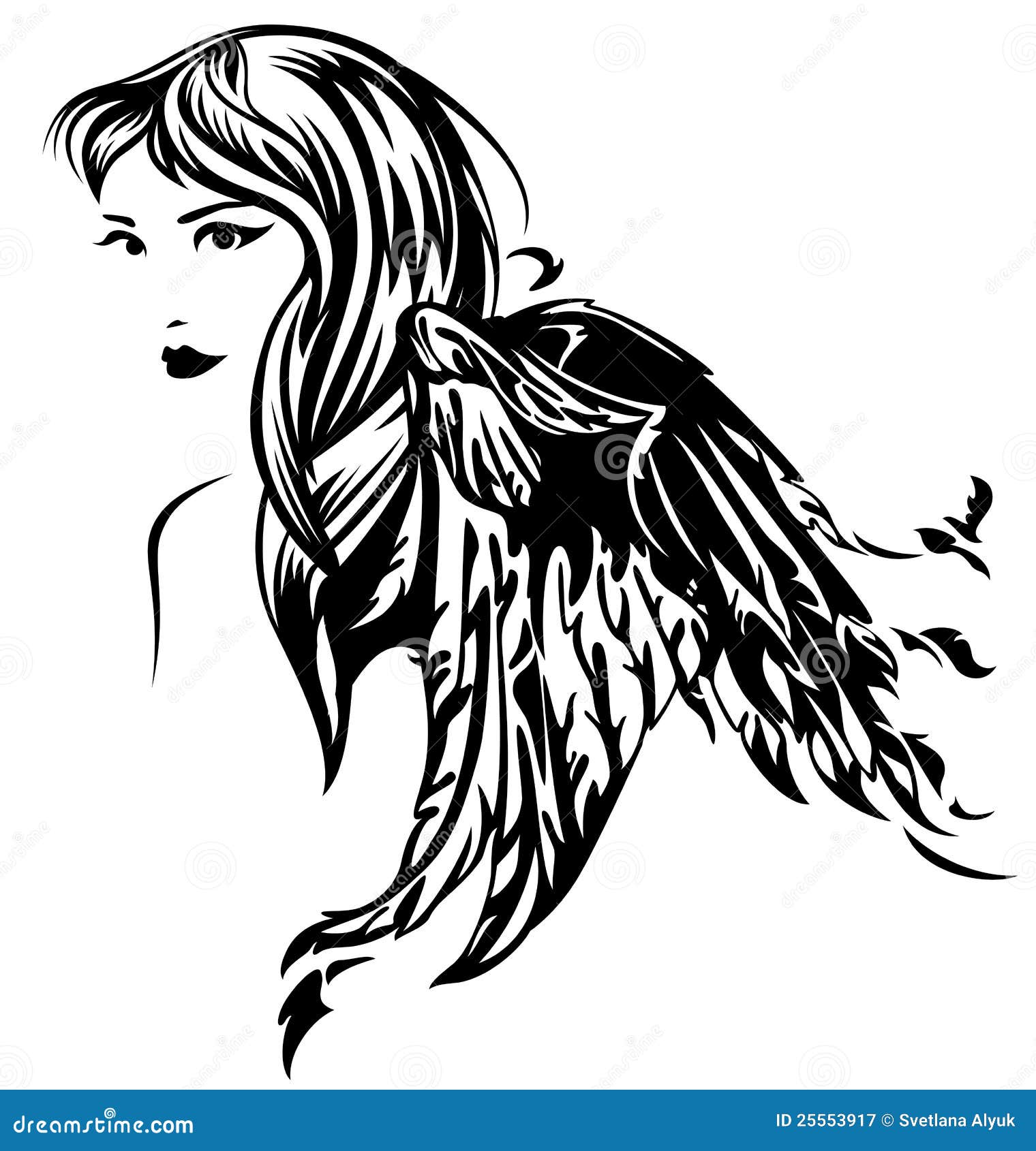 Angel Vector Royalty Free Stock Photography - Image: 25553917
