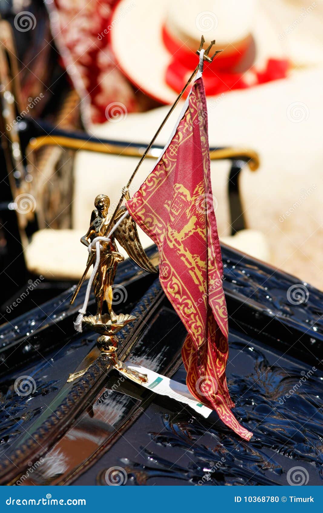 Angel with Venetian Flag stock photo. Image of europe - 10368780