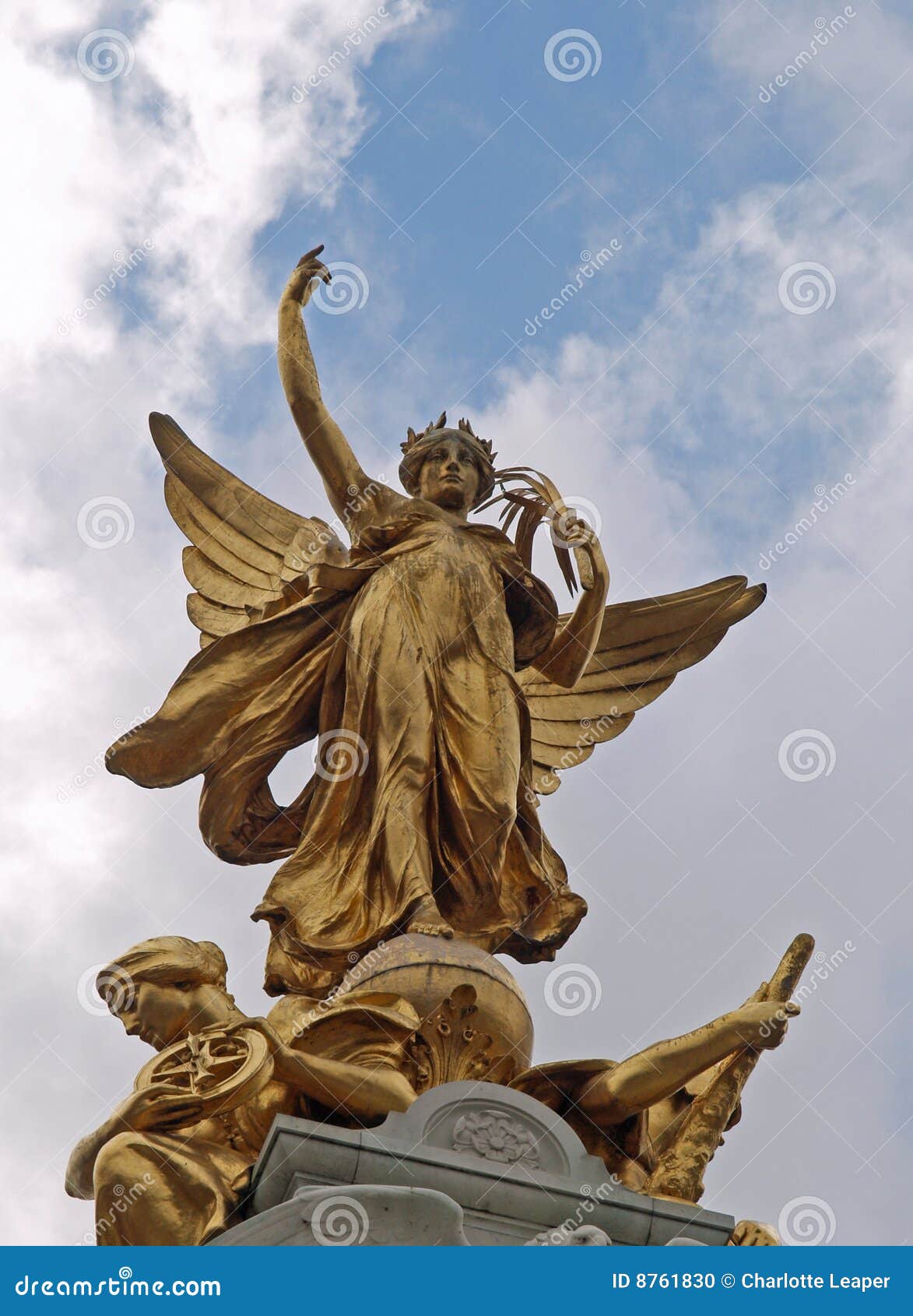 Angel of Victory Statue stock photo. Image of justice - 8761830