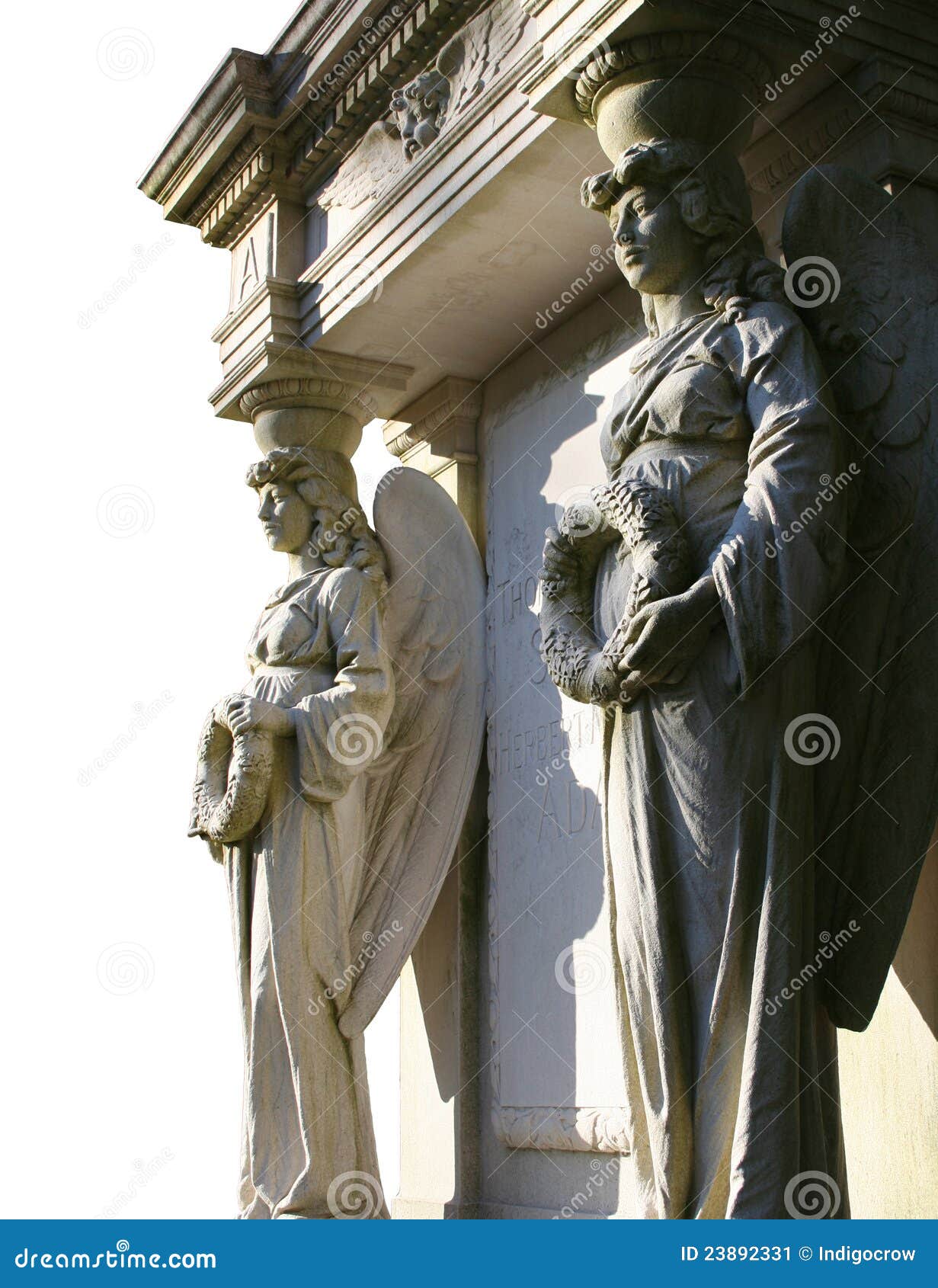 Angel Wall Architecture Royalty-Free Stock Photography | CartoonDealer ...