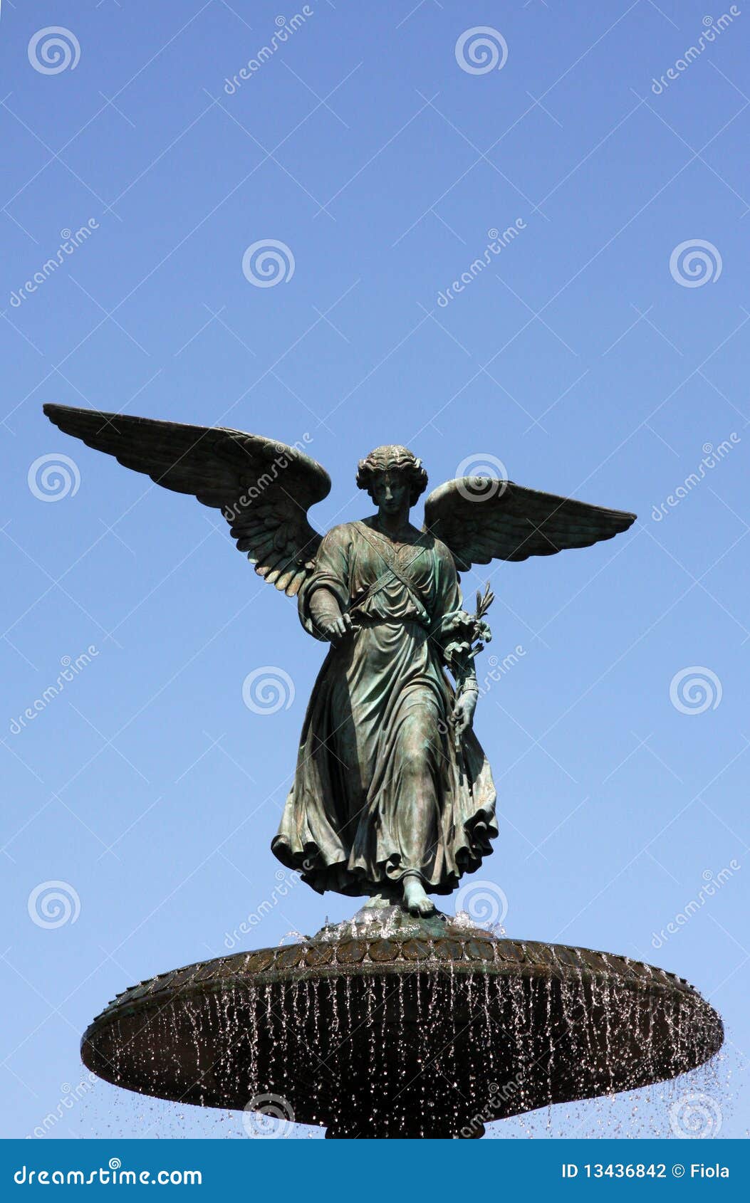 The Angel of the Waters stock photo. Image of waters - 13436842