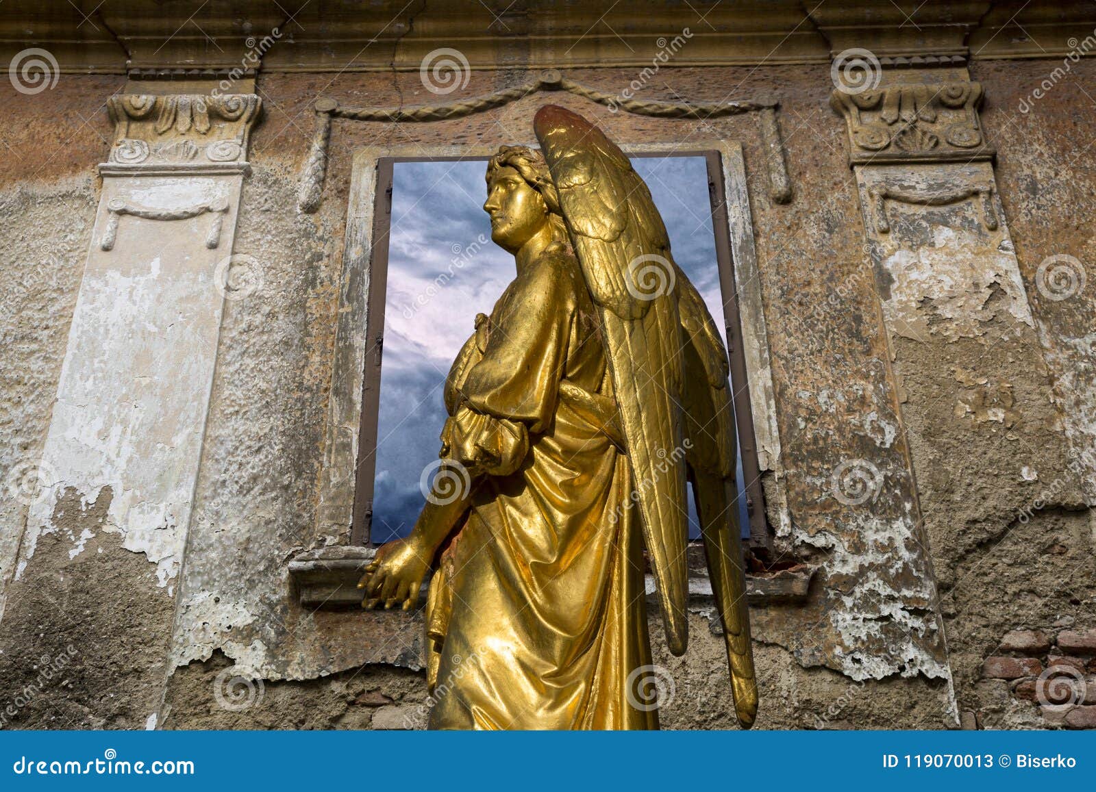 Angel will protect you stock image. Image of religion - 119070013
