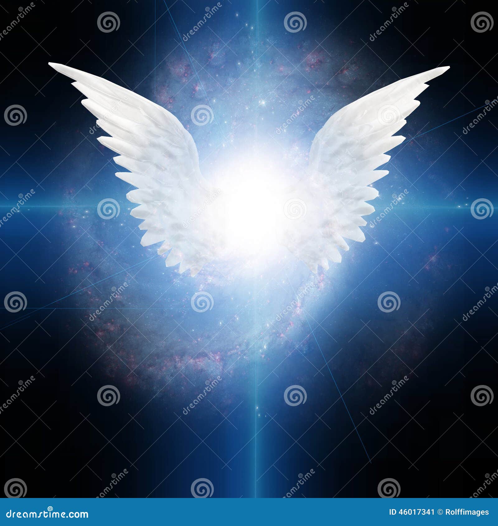 Angel winged stock illustration. Illustration of heraldic - 46017341