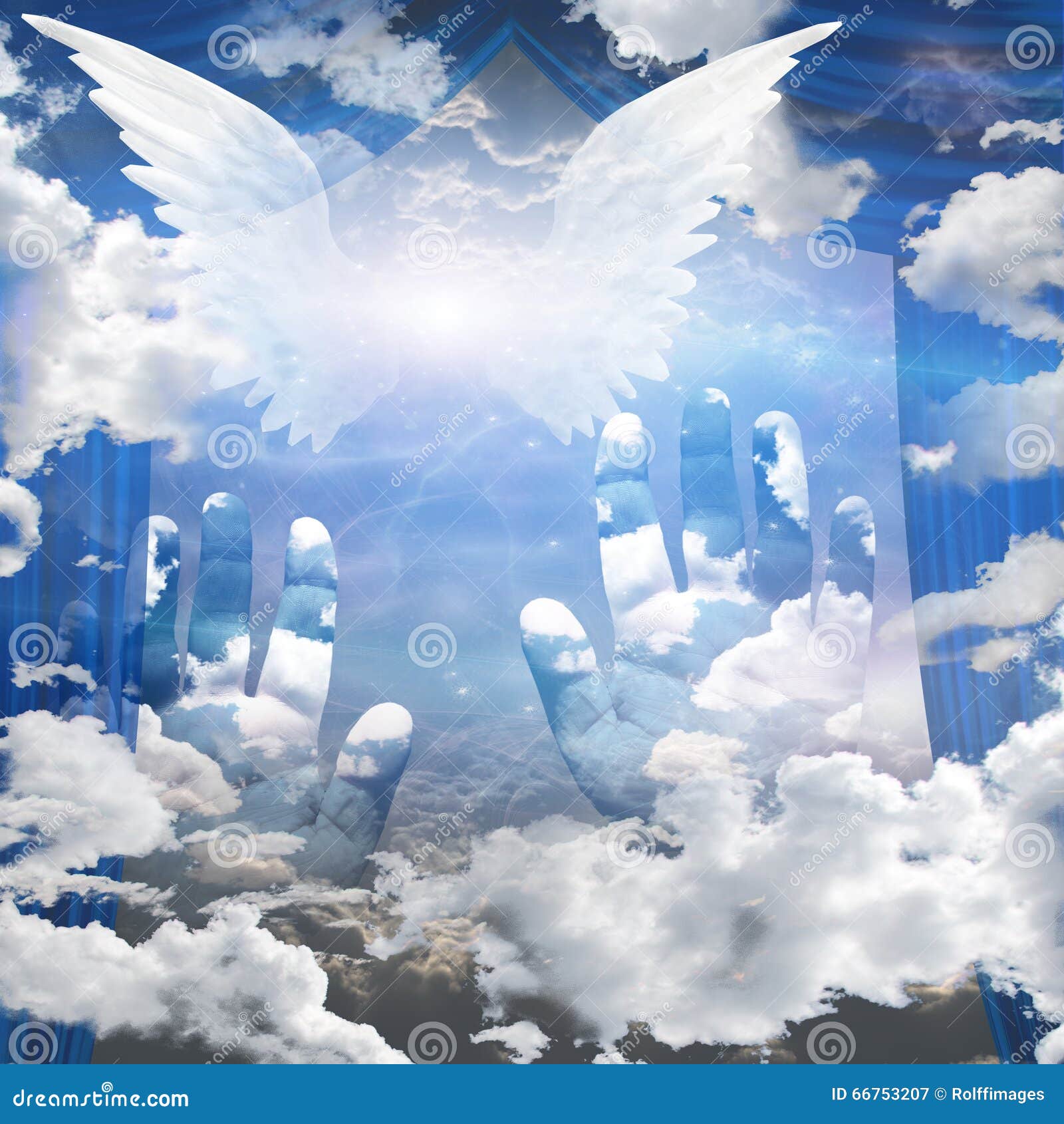 Angel winged stock illustration. Illustration of angel - 66753207