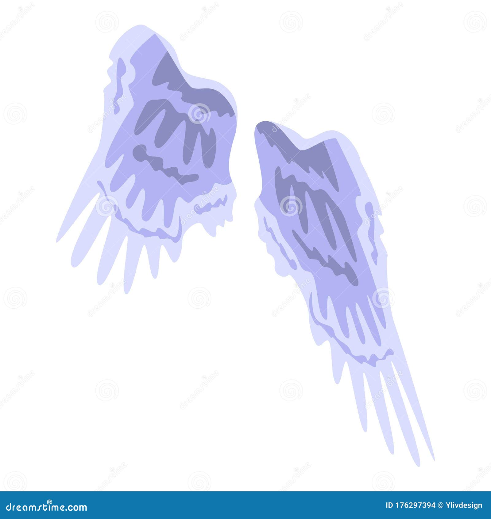 Angel Wings Icon, Isometric Style Stock Vector - Illustration of angel ...