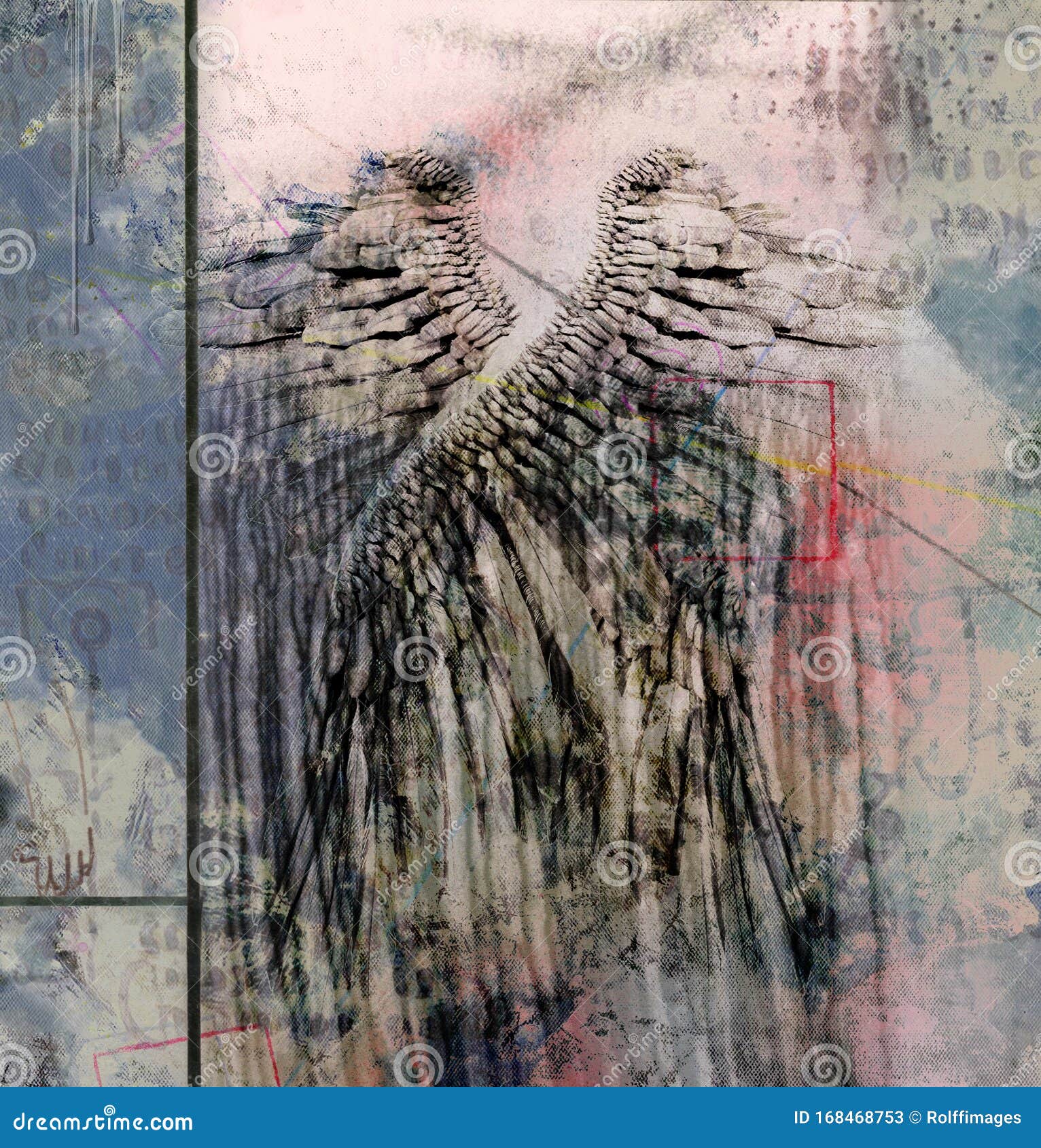 Angel Wings stock illustration. Illustration of fantasy - 168468753