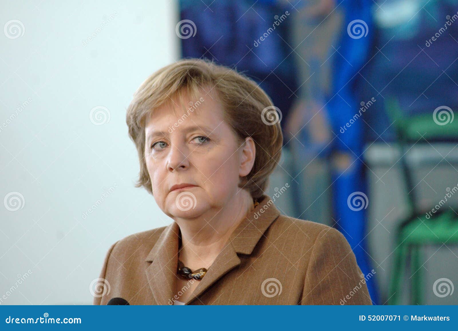 Angela Merkel redaktionelles foto. Bild von expressionismus - 52007071
