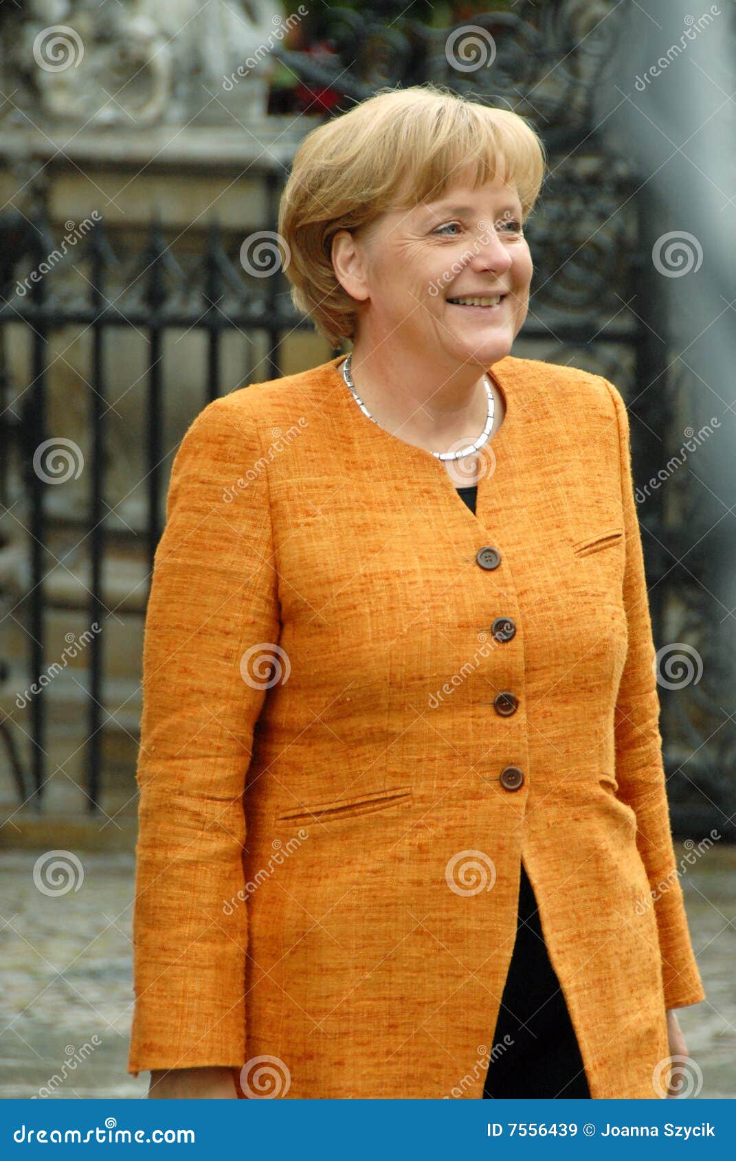 Angela Merkel editorial stock image. Image of gdanska - 7556439