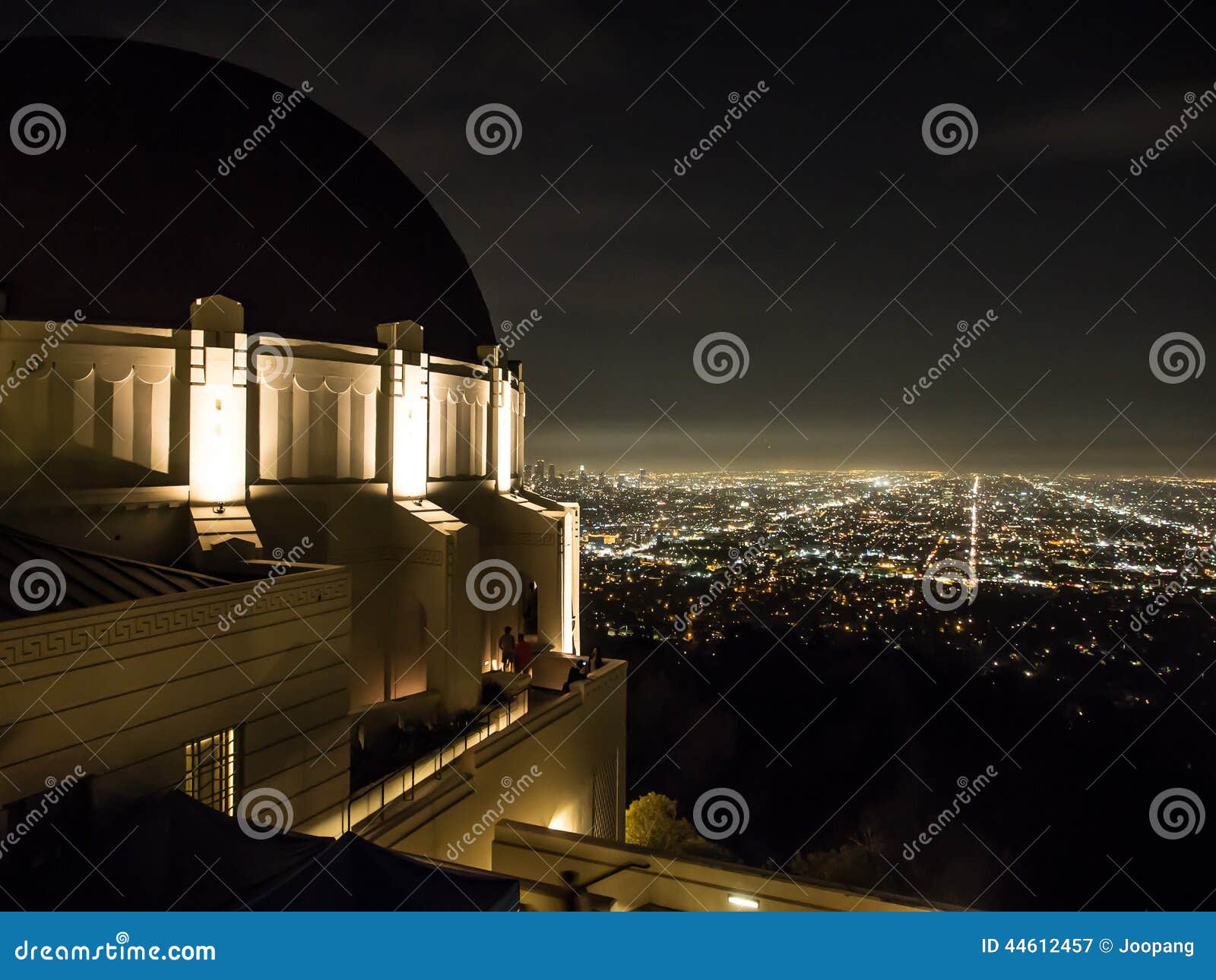 Angeles Griffith Los Observatorium Fotografering för Bildbyråer - Bild ...