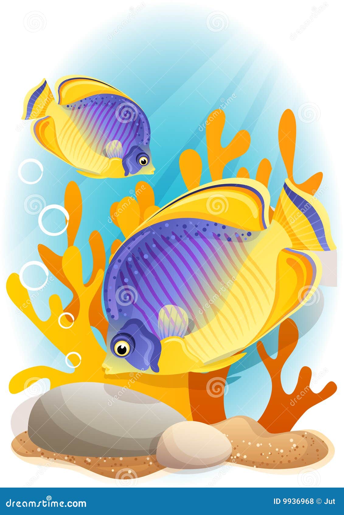 Angelfish Vector Illustration | CartoonDealer.com #9936968