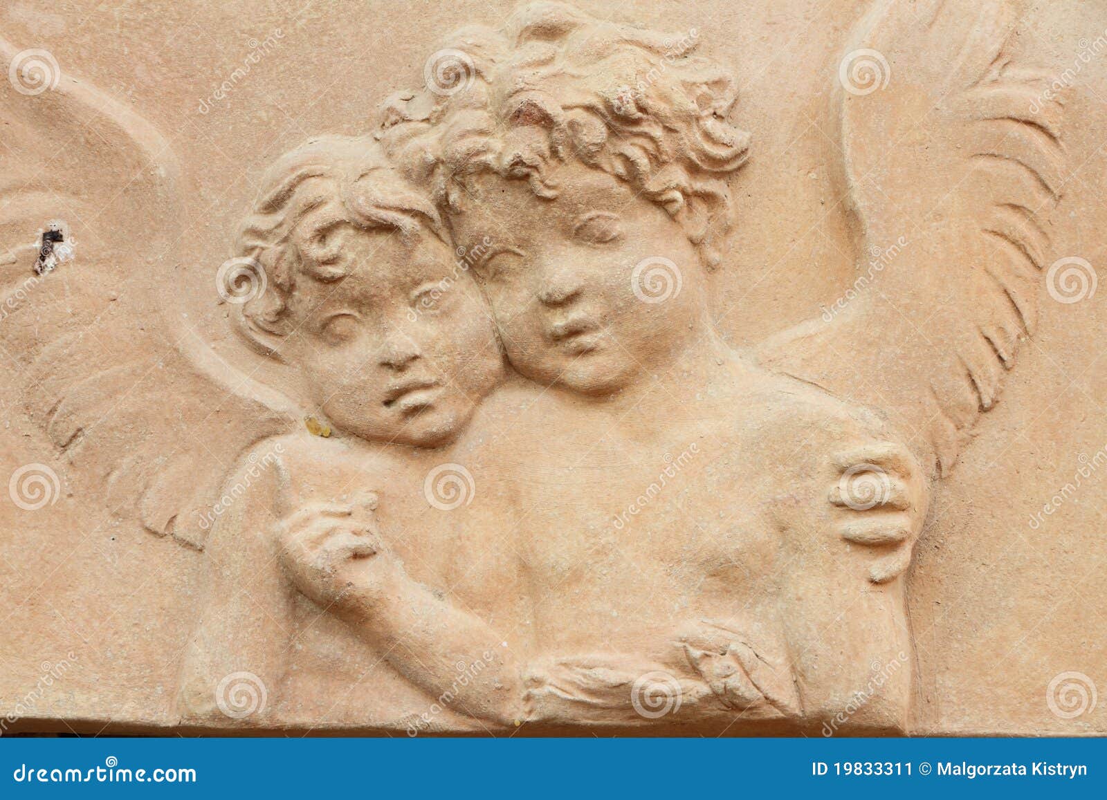 Angelic couple stock image. Image of italian, cupid, innocence - 19833311