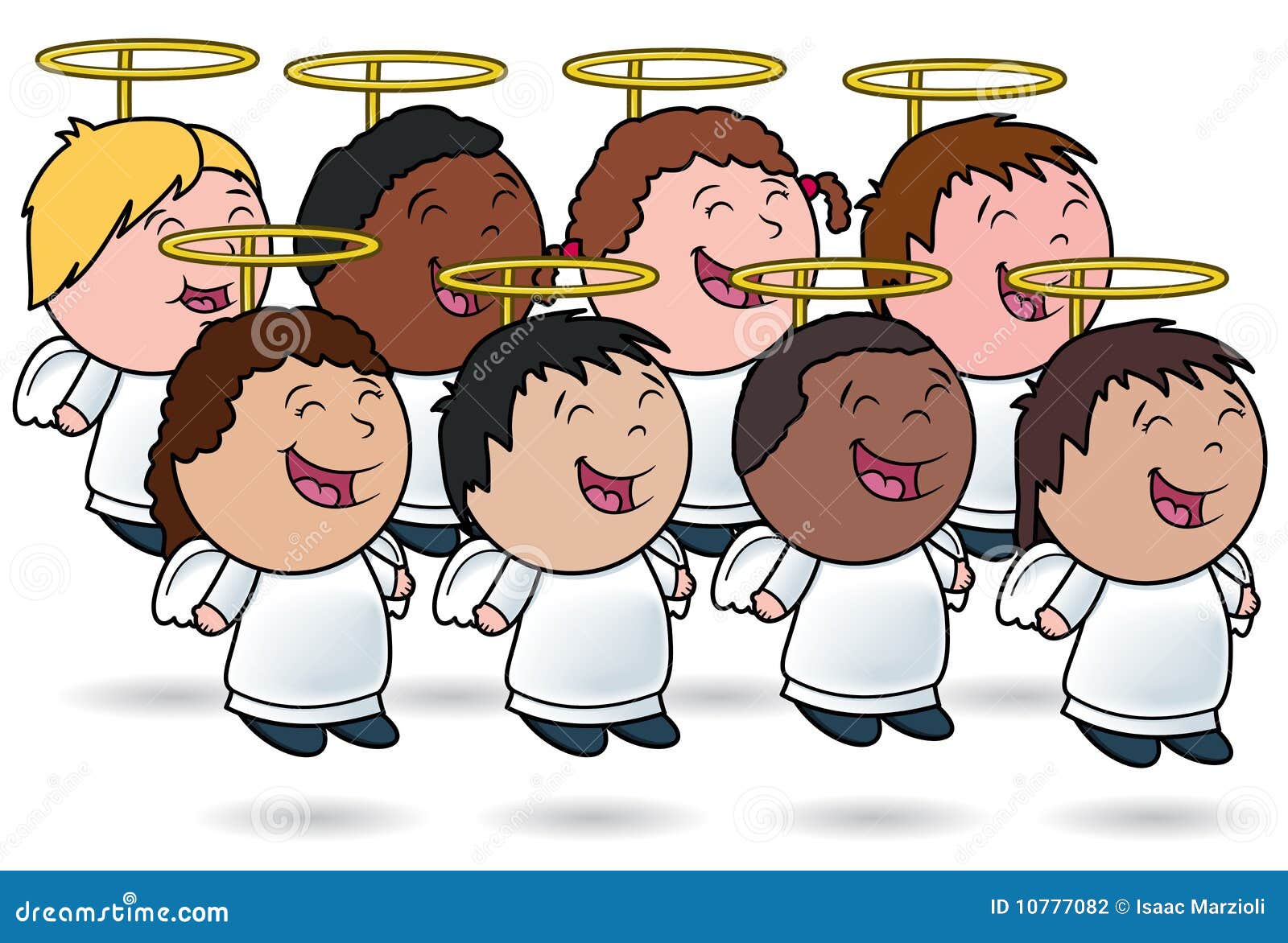 Angelic Kid s Choir stock vector. Illustration of boys - 10777082