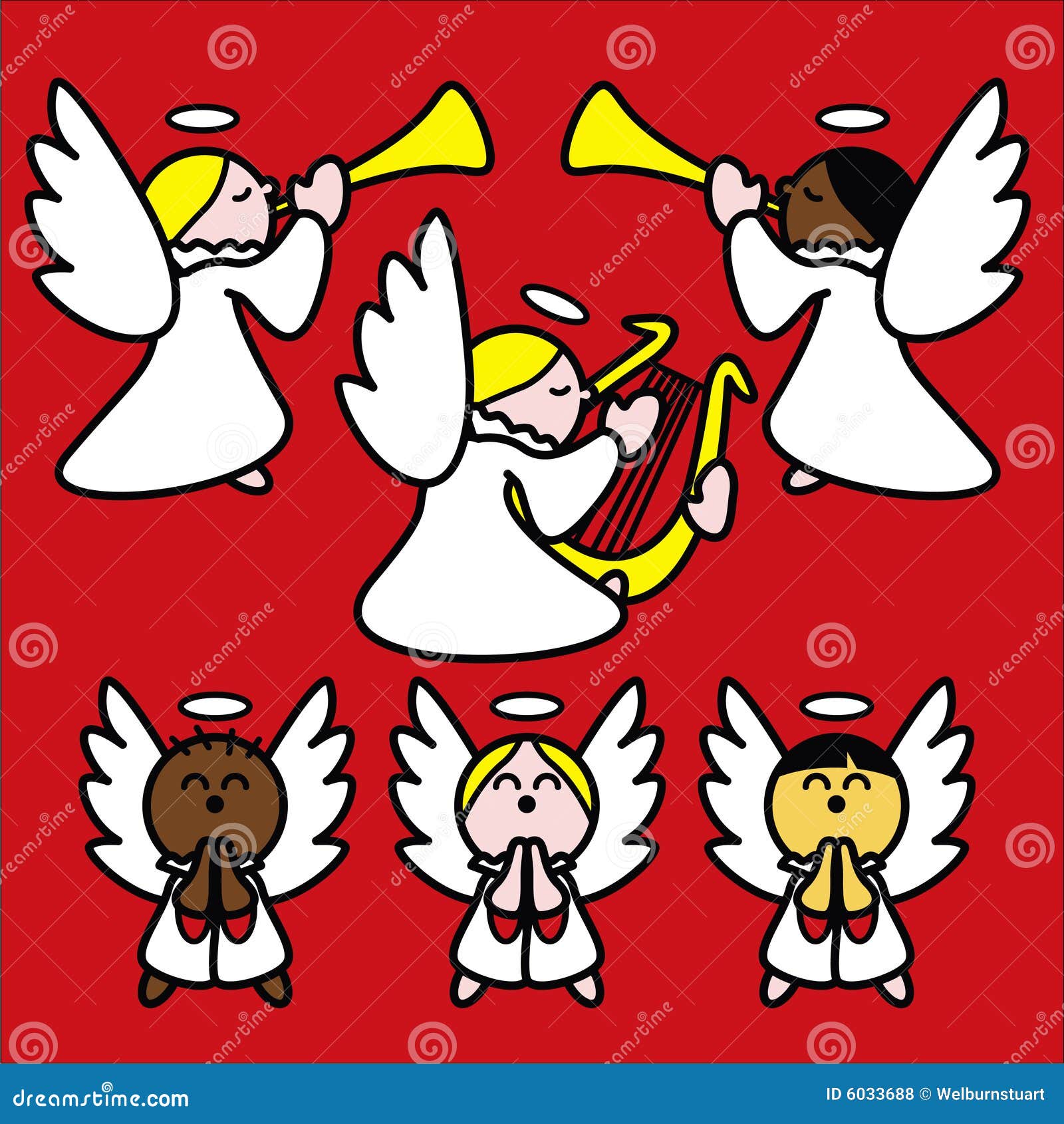 Choir Of Angels Clipart