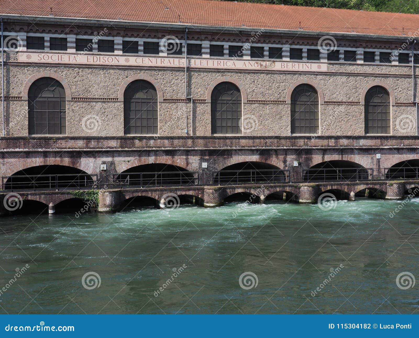 Hidroelectrict power plant editorial photography. Image of bertini ...