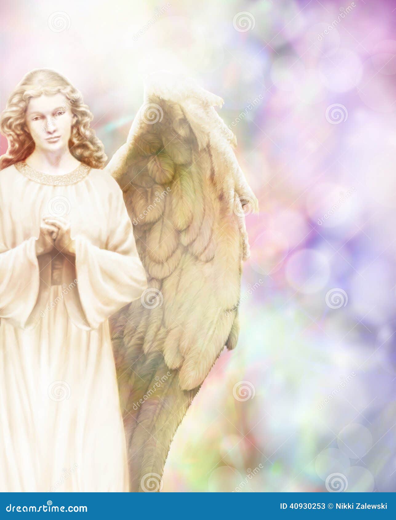 Angelo custode illustrazione di stock. Illustrazione di celeste - 40930253