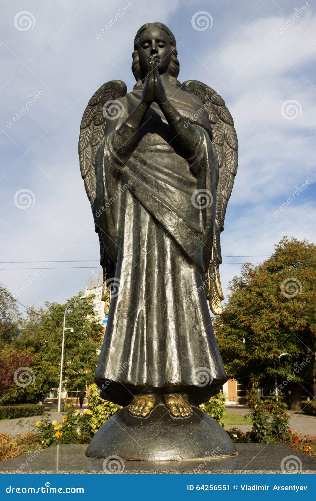 Angelo custode fotografia editoriale. Immagine di mani - 64256551