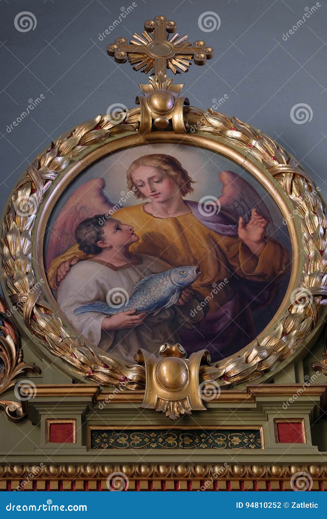 Angelo custode fotografia stock. Immagine di storico - 94810252