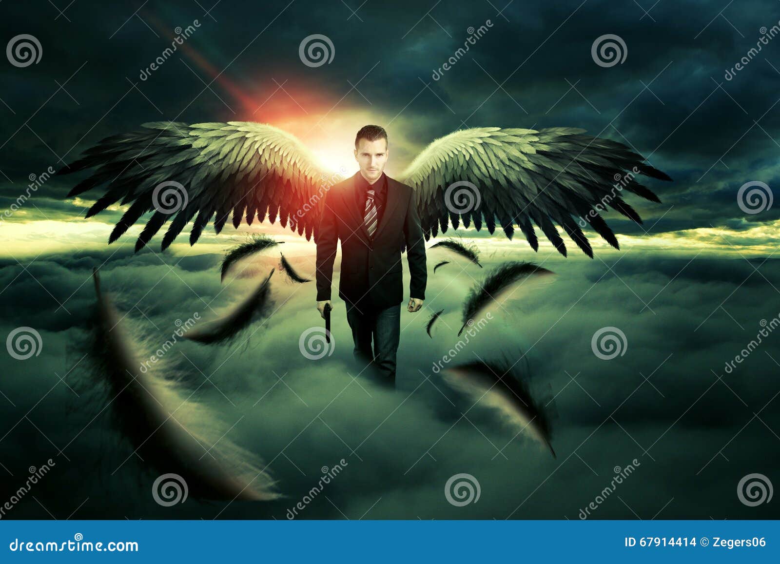 Angelo della morte fotografia stock. Immagine di demone - 67914414