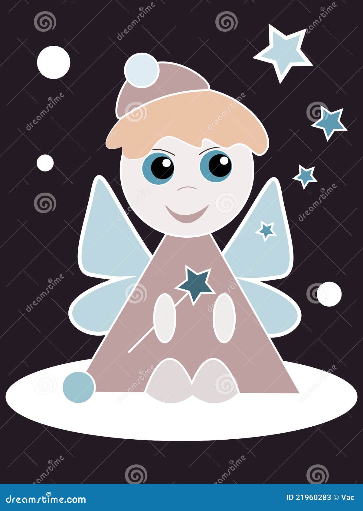 Angelo di natale illustrazione vettoriale. Illustrazione di dicembre ...