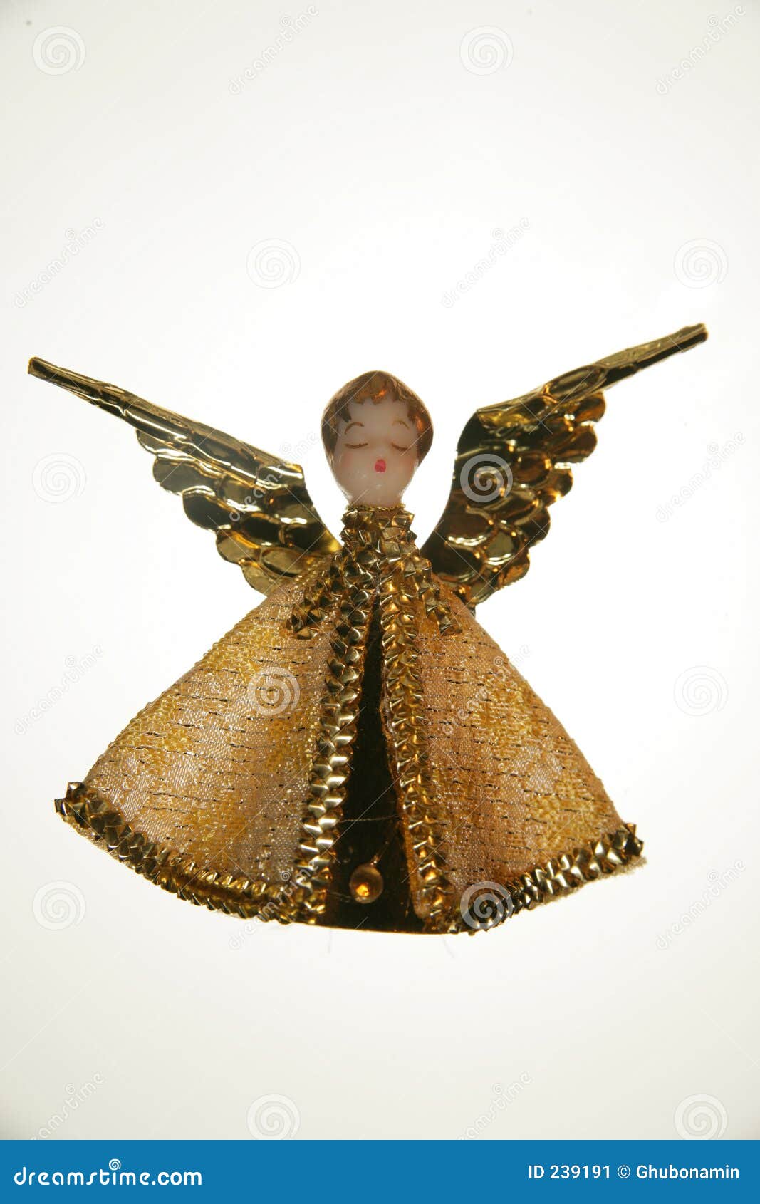 Angelo di natale immagine stock. Immagine di nastri, stagione - 239191