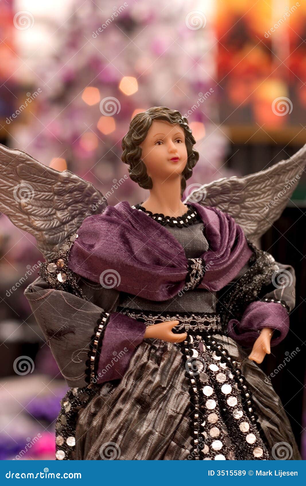 Angelo di natale immagine stock. Immagine di argento, marionetta - 3515589