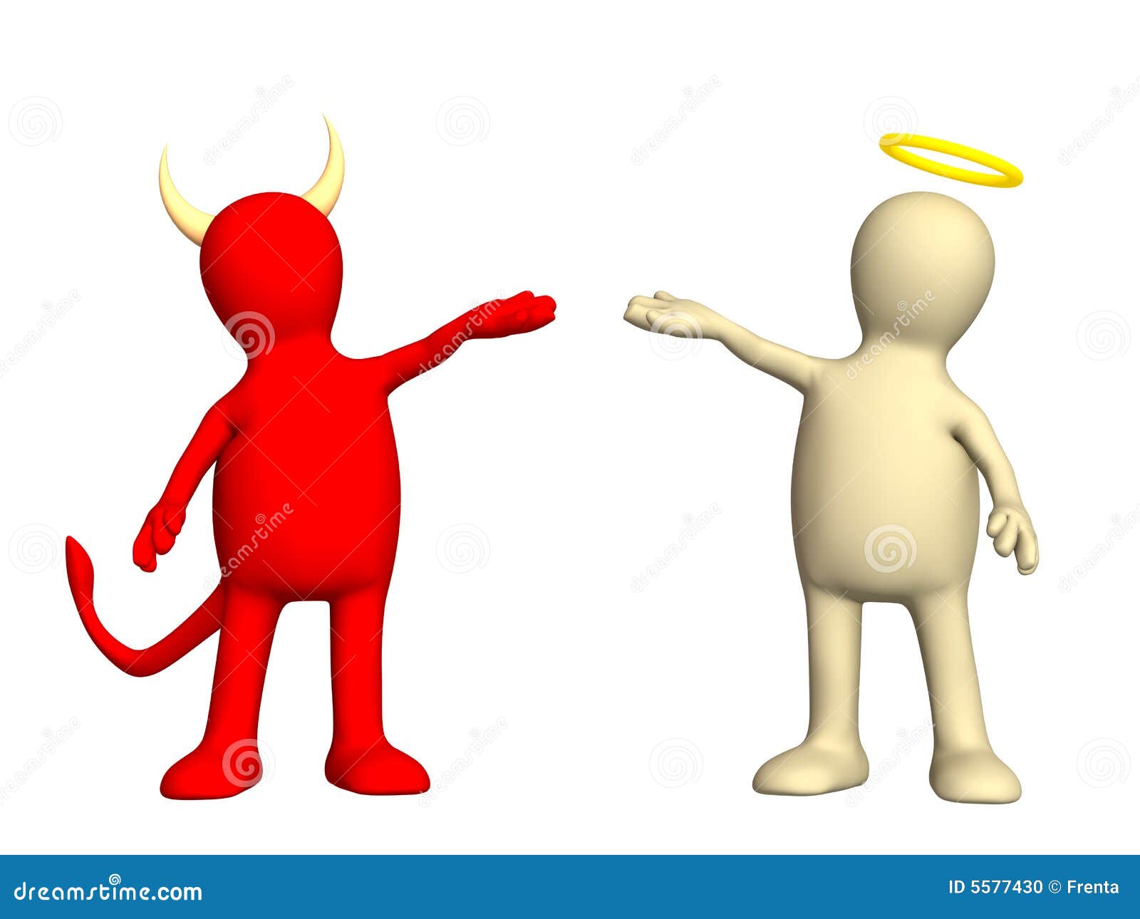 Angelo e diavolo illustrazione di stock. Illustrazione di esprimere ...
