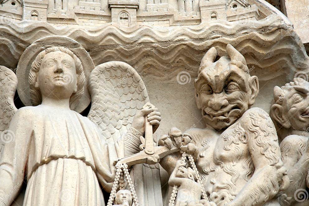 Angelo e diavolo immagine stock. Immagine di halloween - 868051