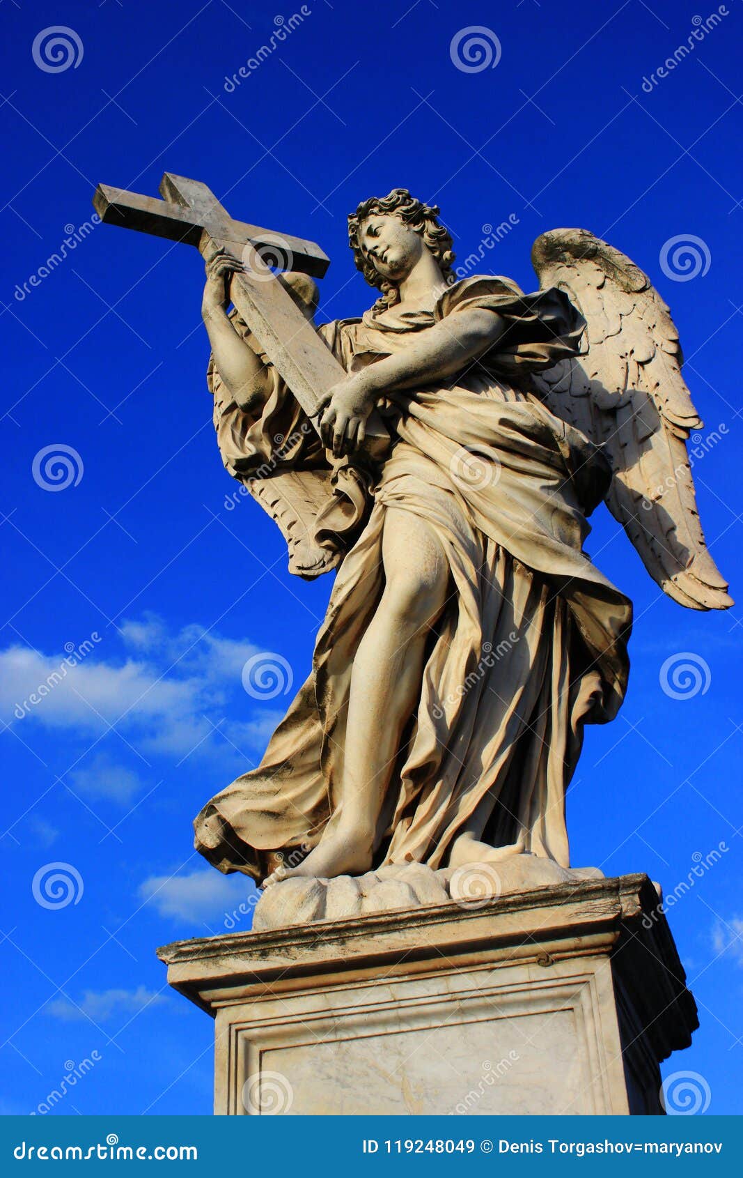 Angelo a Roma immagine stock editoriale. Immagine di italia - 119248049