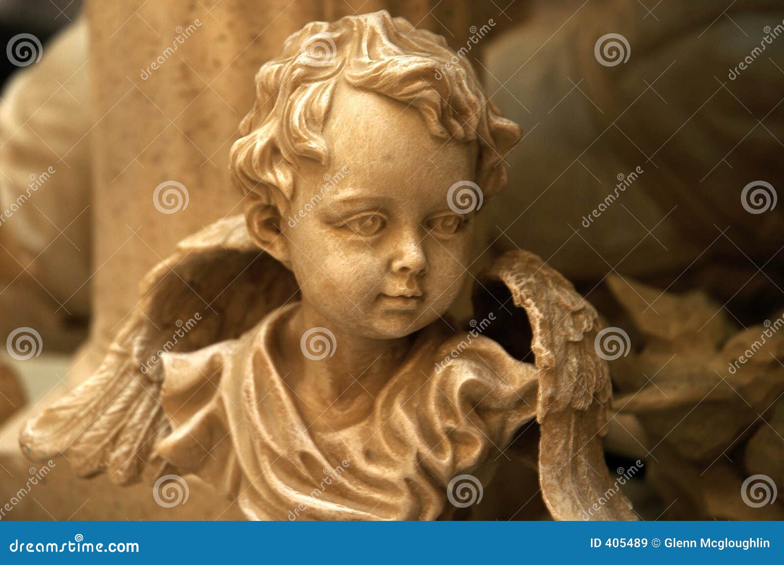 Angelo romano immagine stock. Immagine di guardiano, marmo - 405489