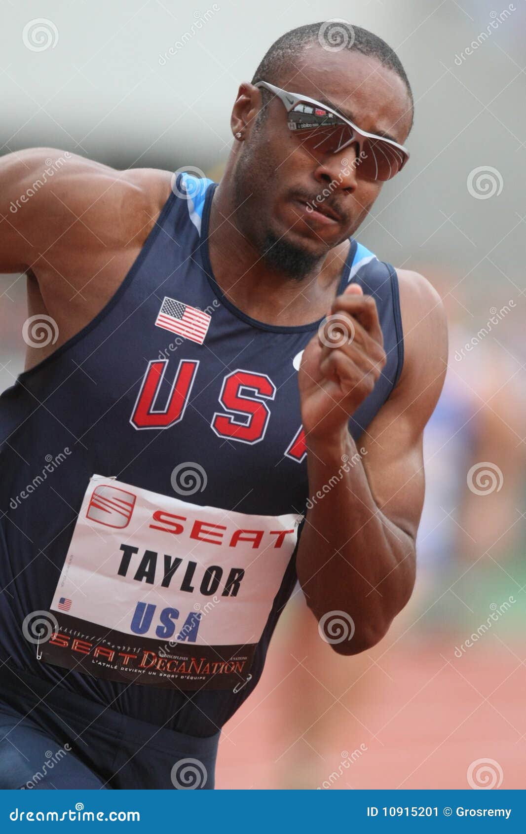 Angelo Taylor (USA) editorial photo. Image of competition - 10915201