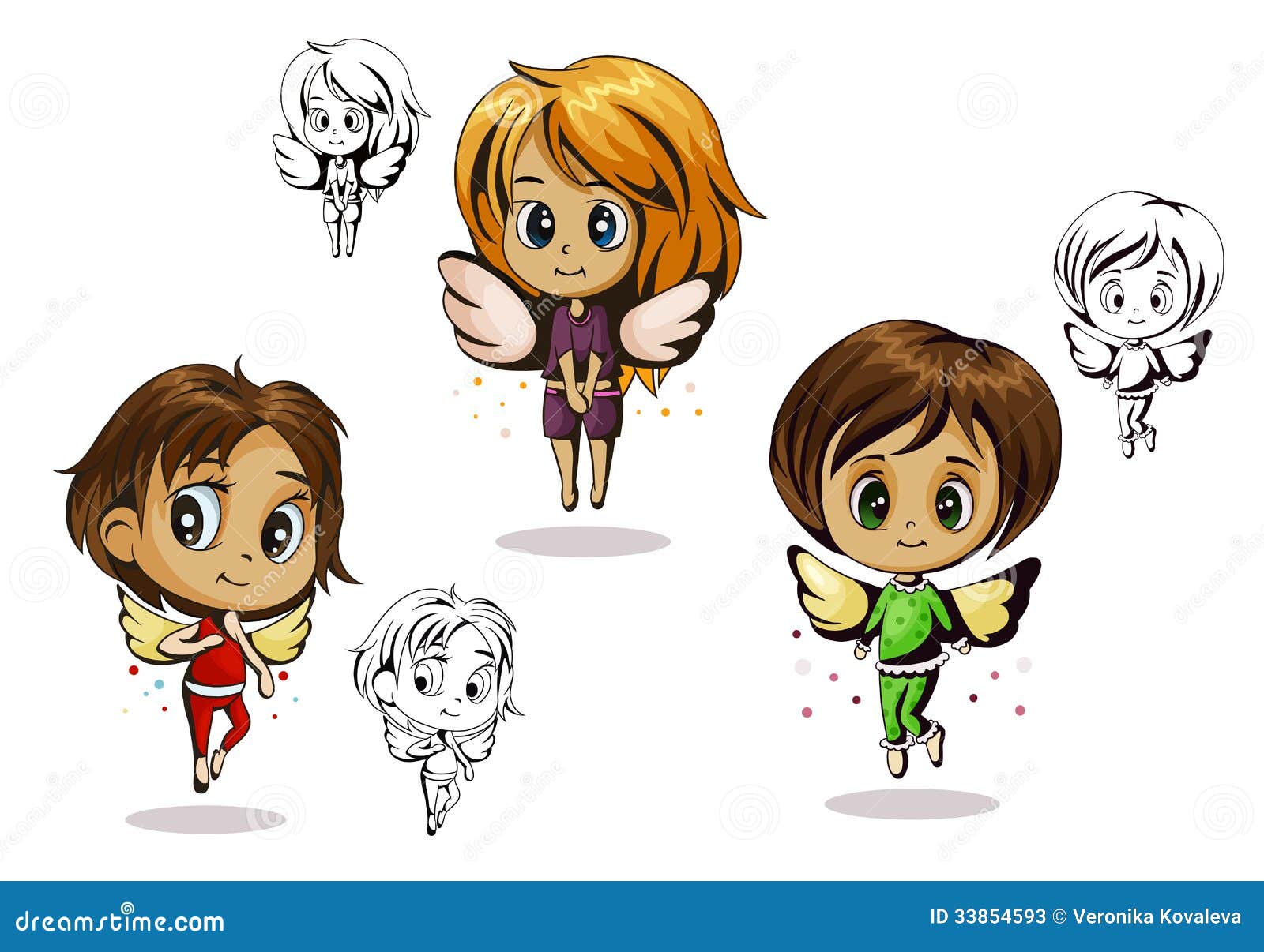 Angels baby stock vector. Illustration of cartoons, love - 33854593