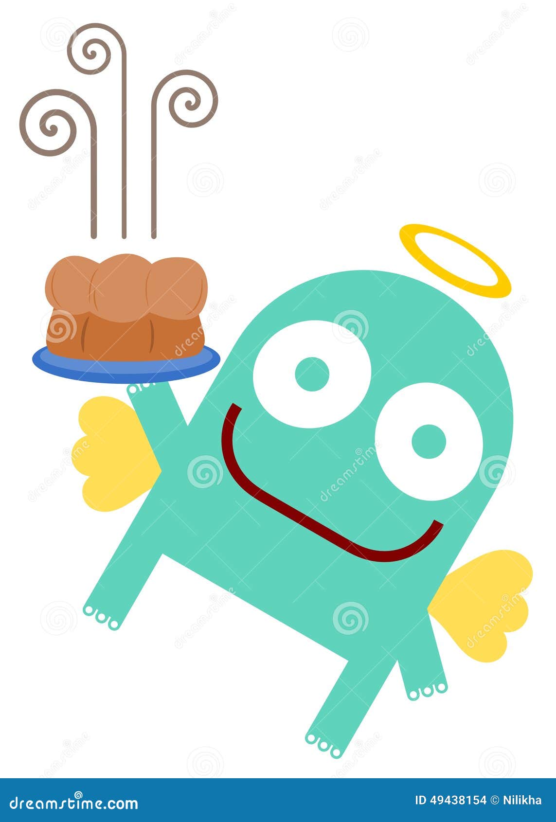 Angels bread stock illustration. Illustration of food - 49438154