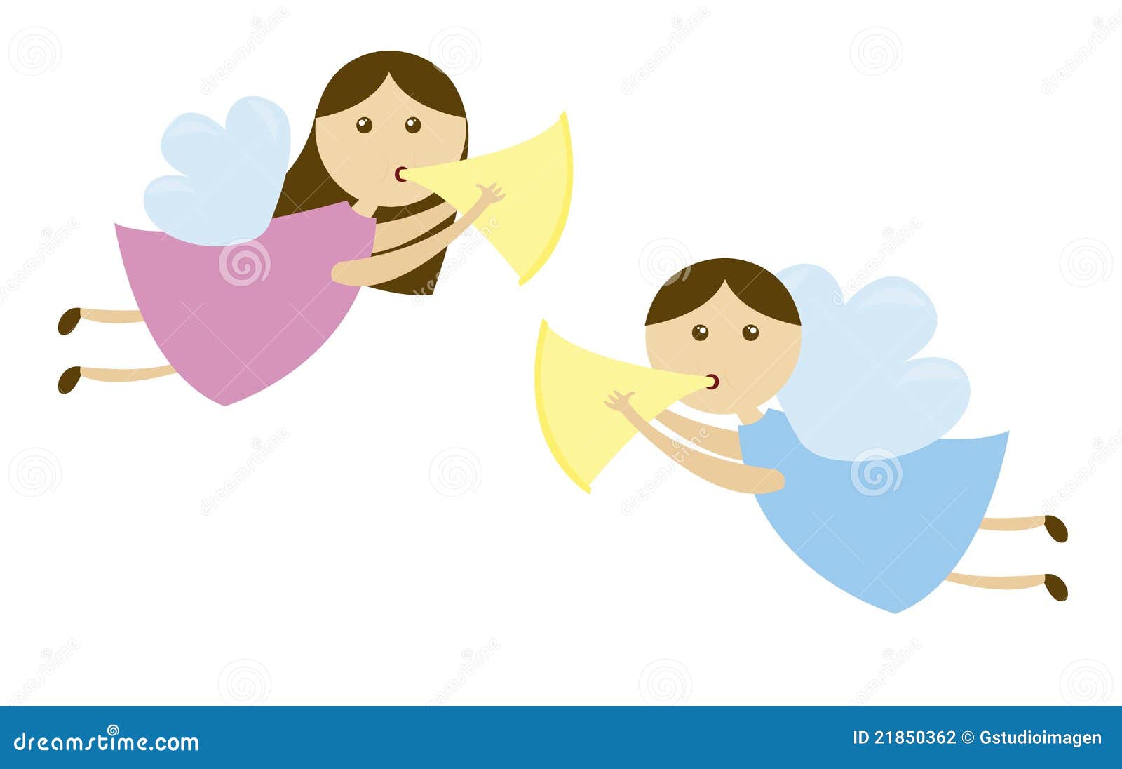 Angels Cartoons Stock Photography - Image: 21850362