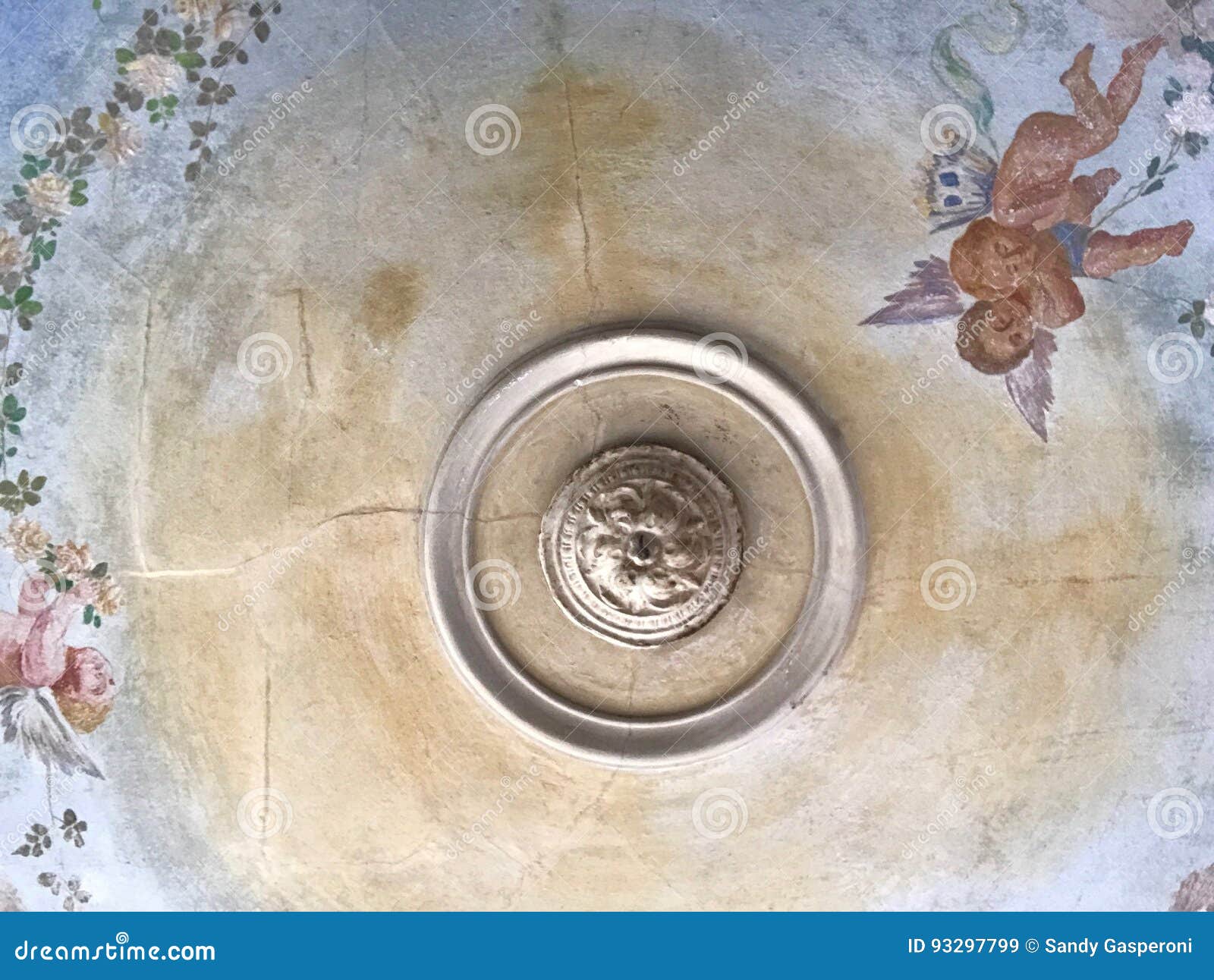 Angels ceiling stock image. Image of religious, holy - 93297799