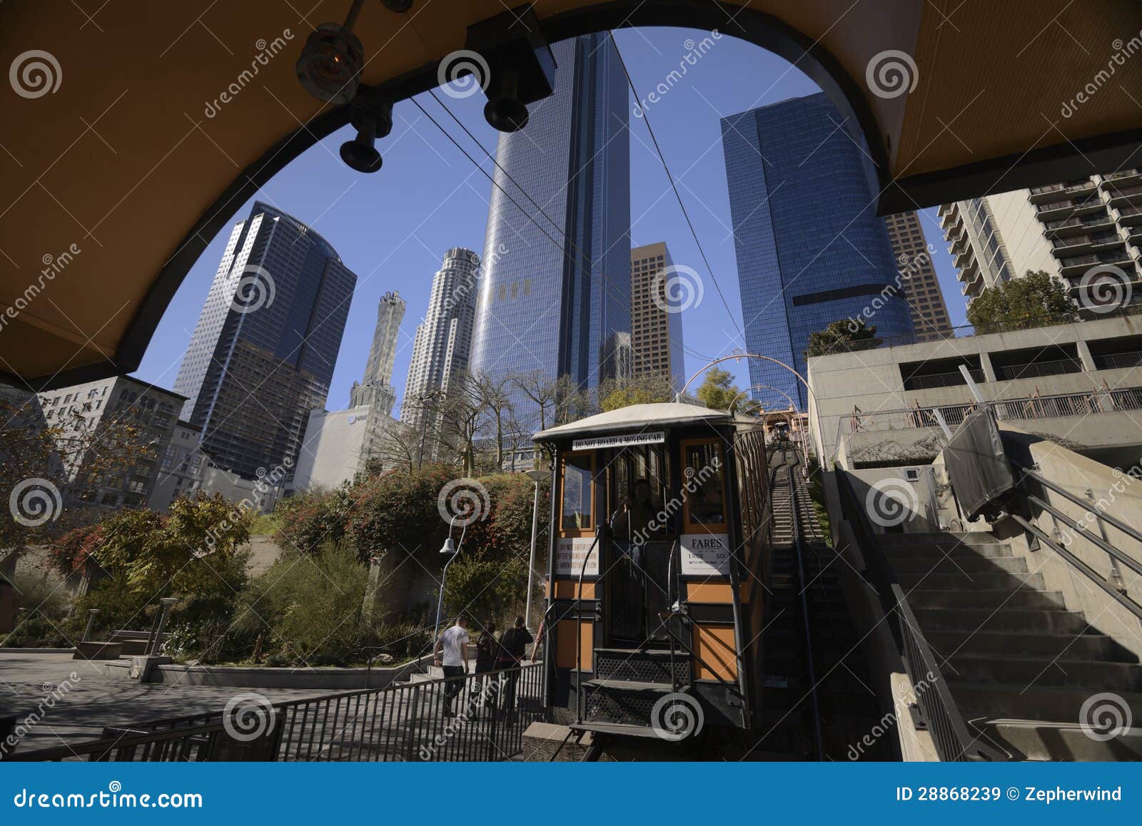 Angels Flight Railway editorial stock image. Image of angels - 28868239