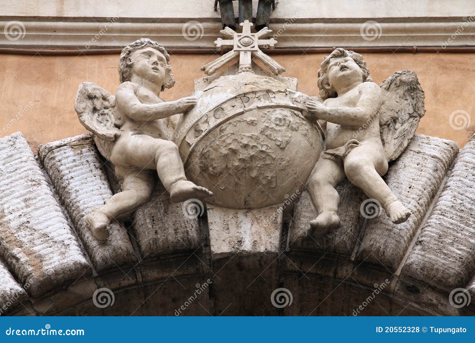 Angels in Rome stock photo. Image of tourism, city, travel - 20552328