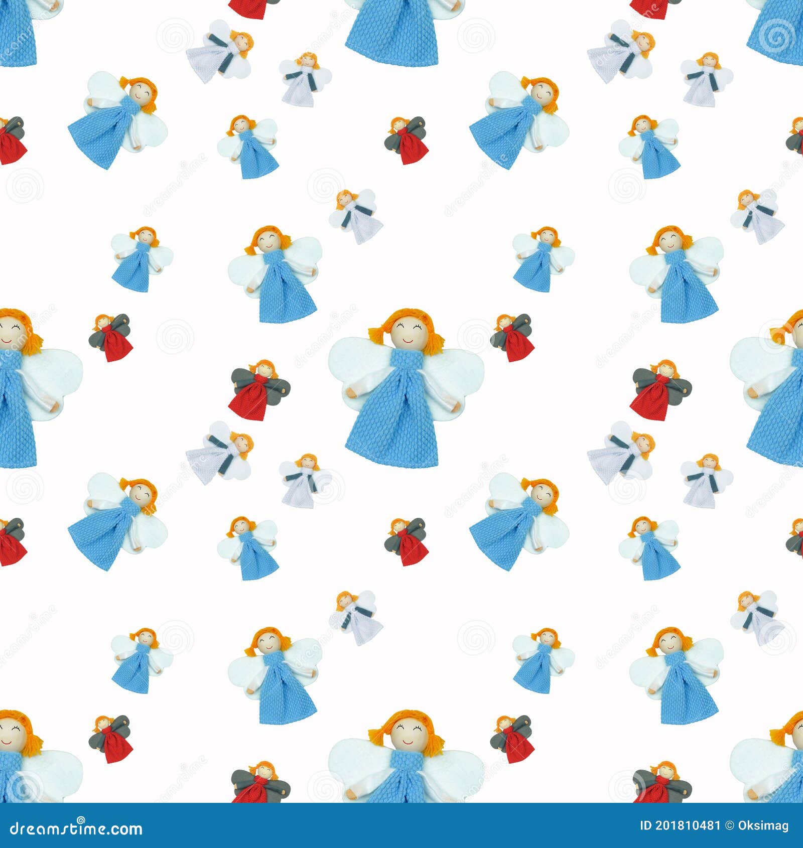 Angels Seamless Pattern Abstract Background Stock Image - Image of ...