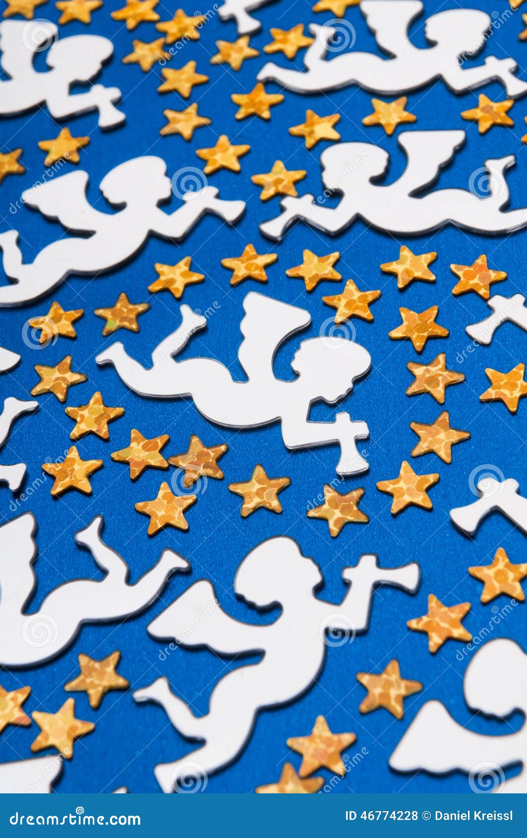 Angels stock photo. Image of christmas, blue, romantic - 46774228