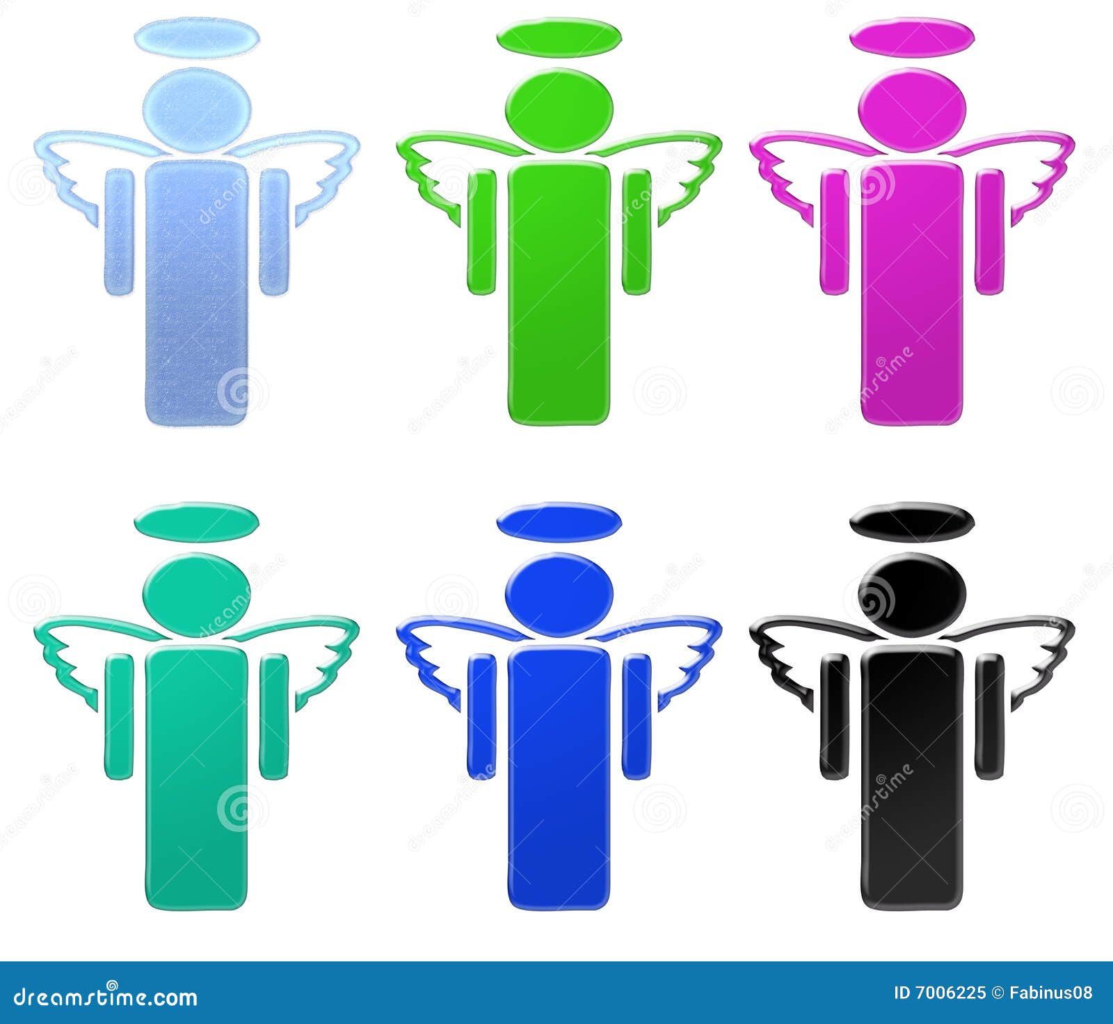 Angels symbols stock illustration. Illustration of xmas - 7006225