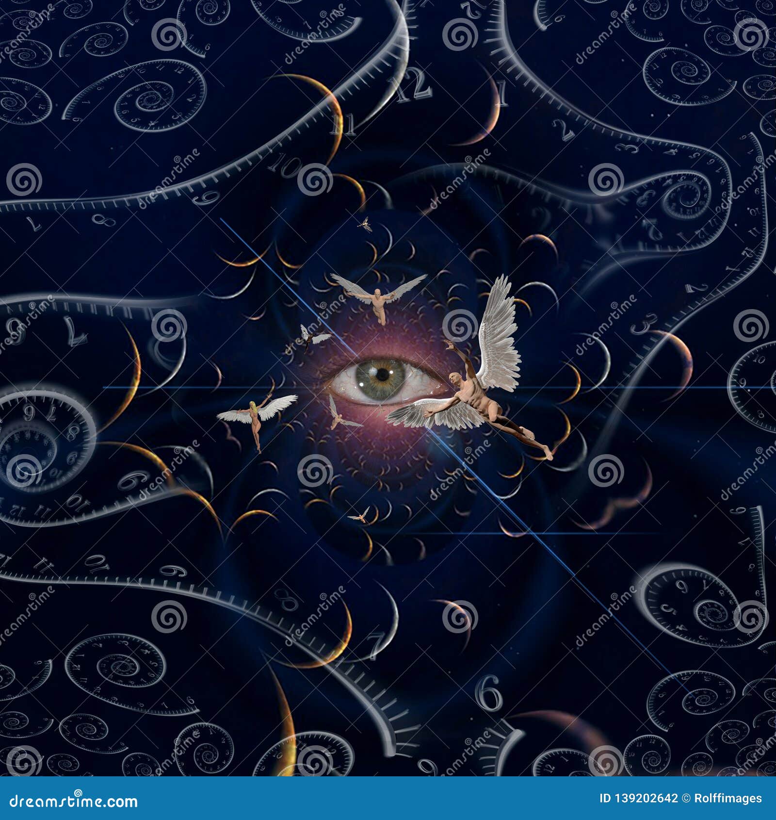 Angels in time stock photo. Image of concept, human - 139202642